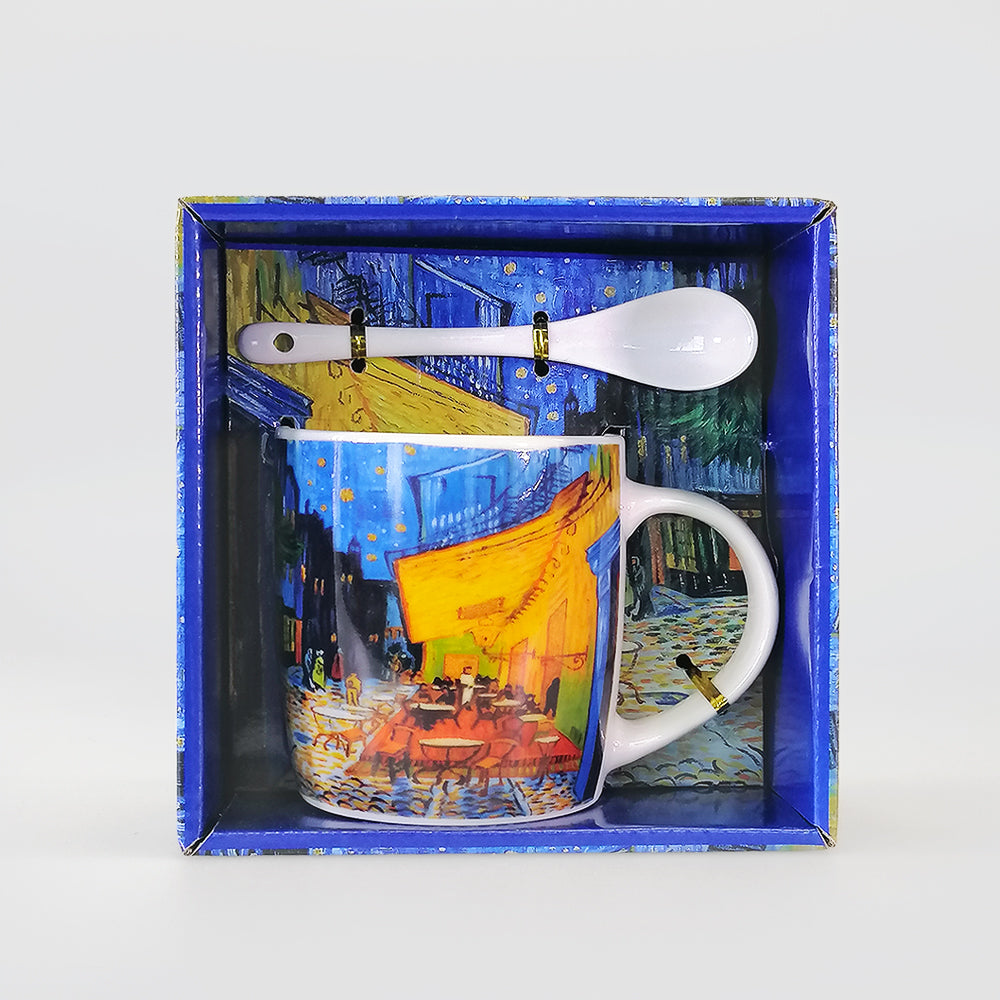 Gift Boxed Mug 'Starry Night' - Christmas Decor & Gift