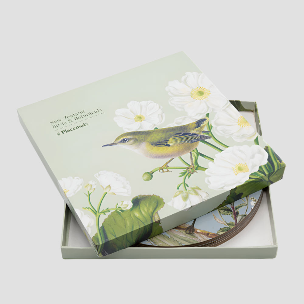 Birds & Botanical Placemats Set – Acquisitions New Zealand