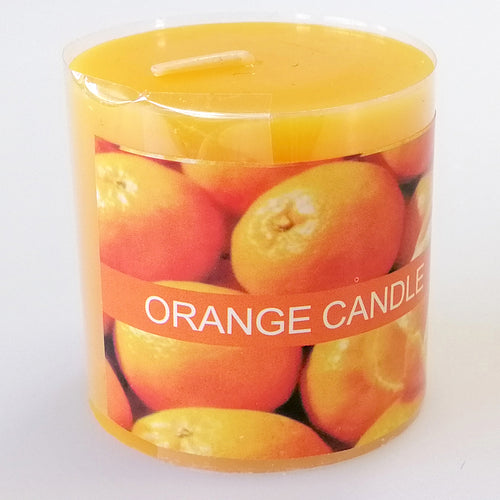 Votive Scented Candle - 5cm x 5cm - Orange – Acquisitions New Zealand