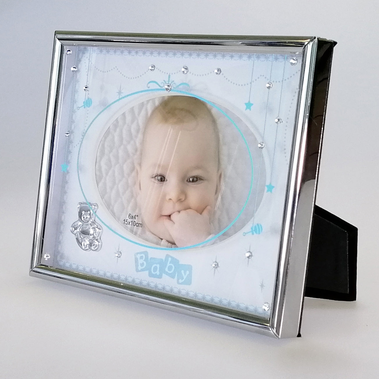 Embossed Baby Photo Frame - Blue – Acquisitions New Zealand